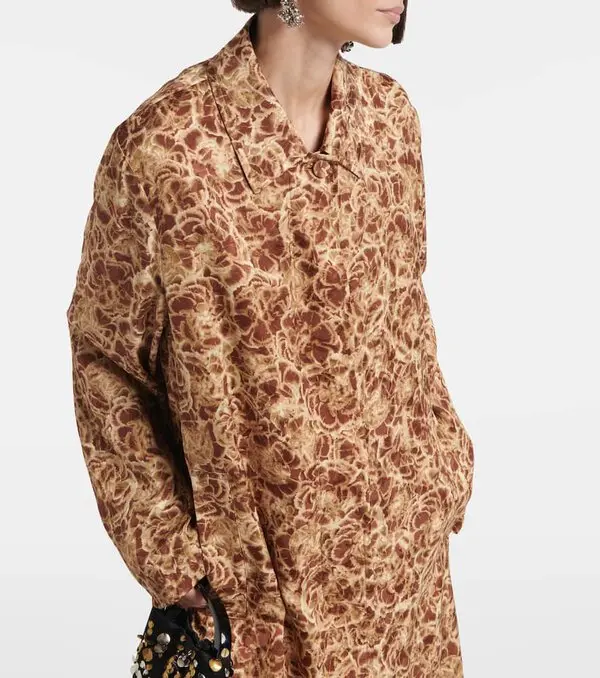 Dries Van Noten Leopard-print Coat