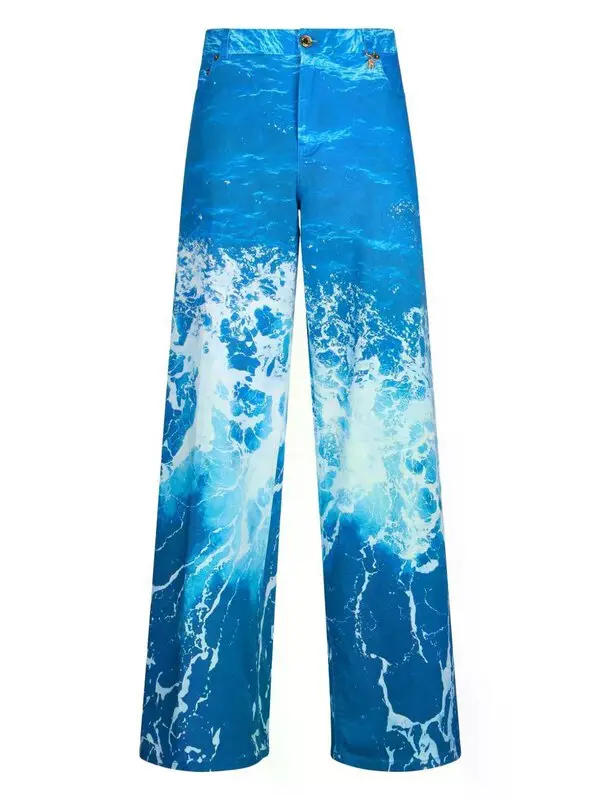 Roberto Cavalli Graphic-print Trousers