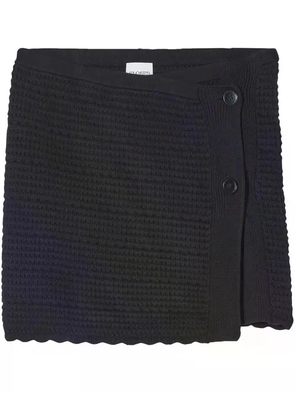 Closed Crochet Mini Skirt