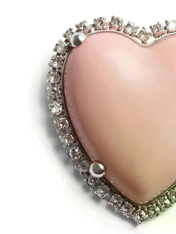 Valentino Garavani Coeur Hyperbole Brooch - Silver