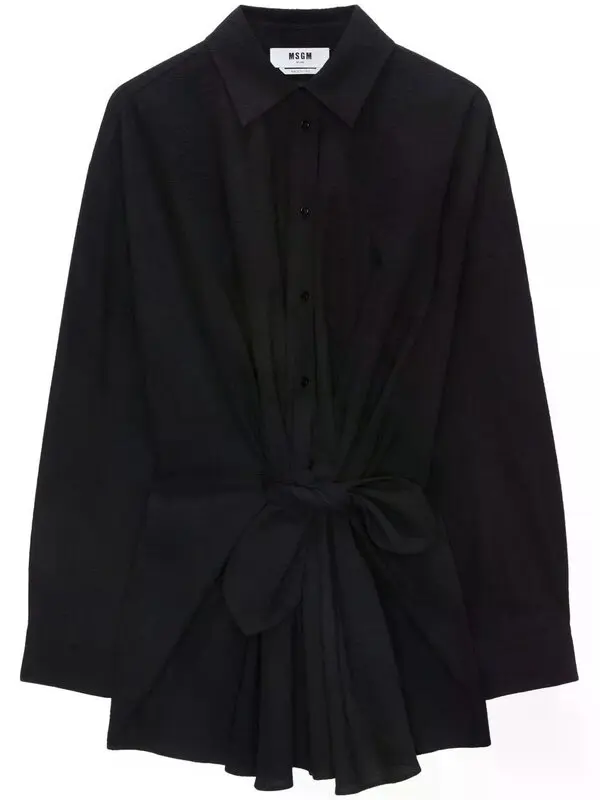 MSGM Knot-detail Mini Dress