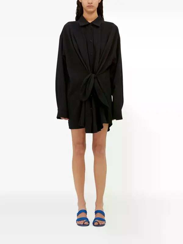 MSGM Knot-detail Mini Dress
