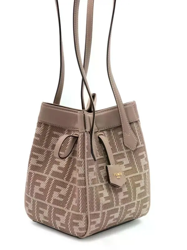 Fendi Oragami Mini Bucket Bag - Grey
