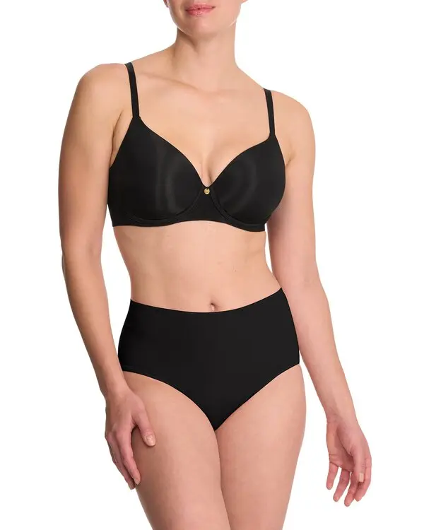 Natori Cloud Comfort Back Smoothing T Shirt Bra - Black
