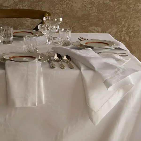 PRATESI Ori Treccia Round Tablecloth, 90