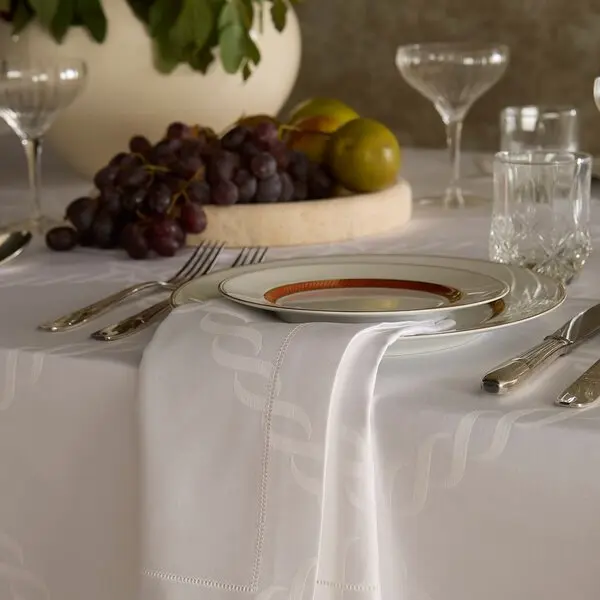 PRATESI Ori Treccia Round Tablecloth, 90