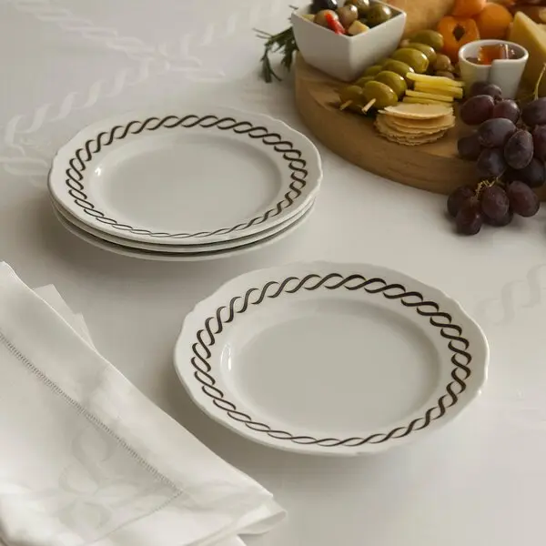 PRATESI Ori Treccia Round Tablecloth, 90