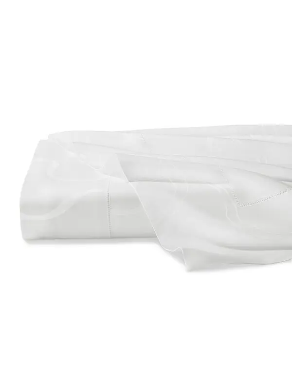 PRATESI Vittoria Flat Sheet, Full Queen - White
