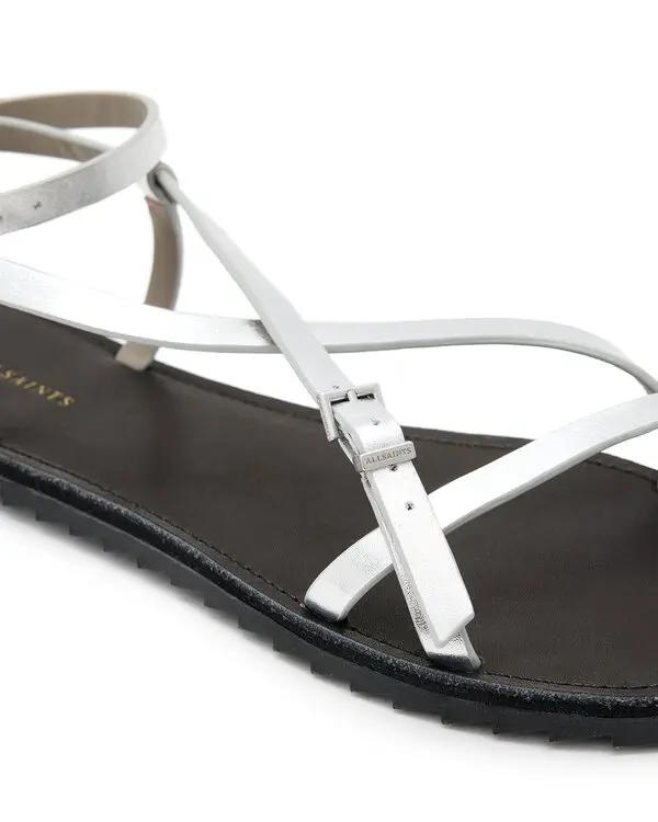 ALLSAINTS Tyla Sandals - Silver