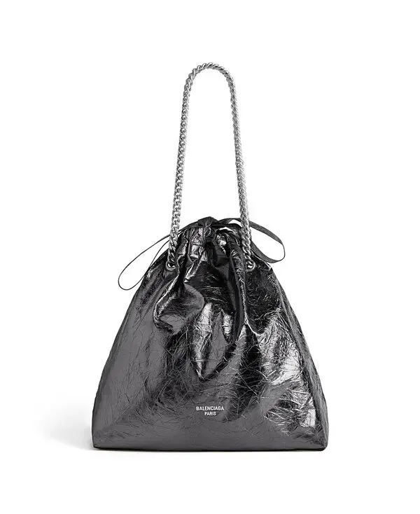 Balenciaga Metallized Crush Tote Bag