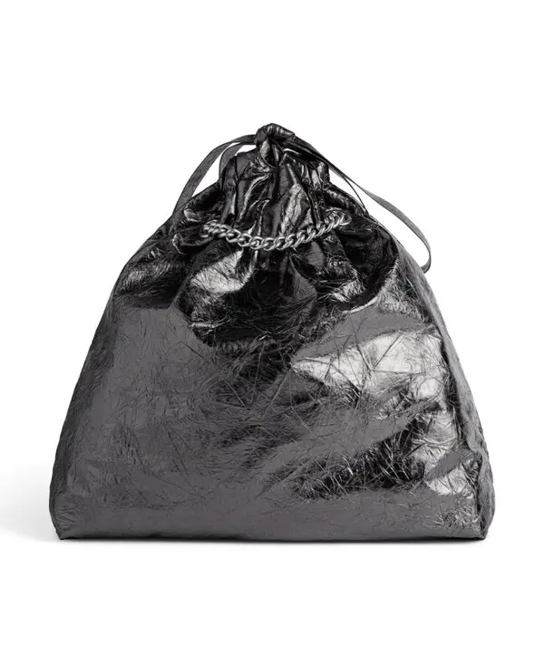Balenciaga Metallized Crush Tote Bag