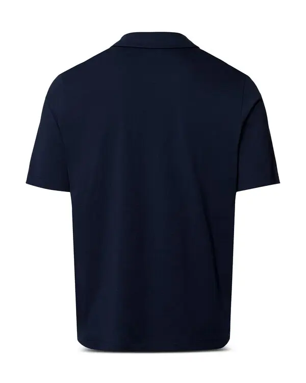 Hanro Night And Day Cotton Button Front Shirt - Deep Navy