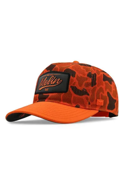 MELIN Odyssey Mac Retro Hydro Snapback Cap - Safety Orange