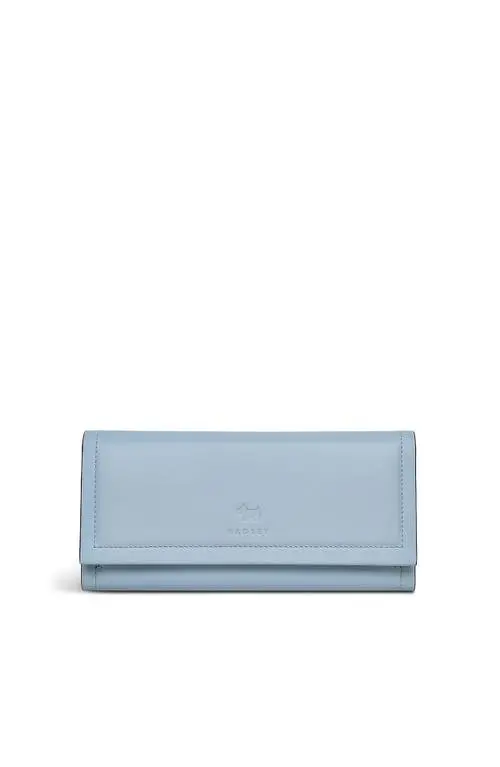 RADLEY Heritage Border Flapover Wallet - Smoke Blue