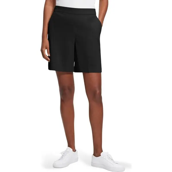 Theory Linen Blend Shorts