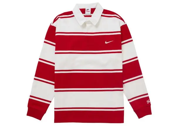 Supreme Nike Stripe Rugby Shirt