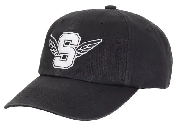Supreme Wings Logo 6-panel Cap - Black