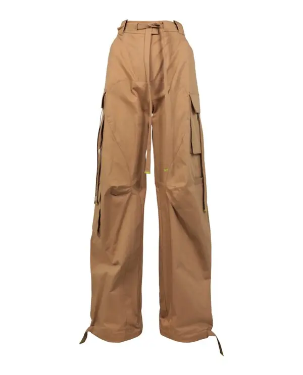 Off-White Gabardine Cargo Pants