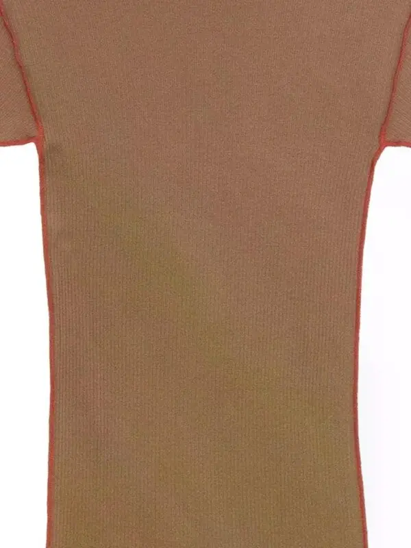 BASERANGE Vein T-shirt - Brown