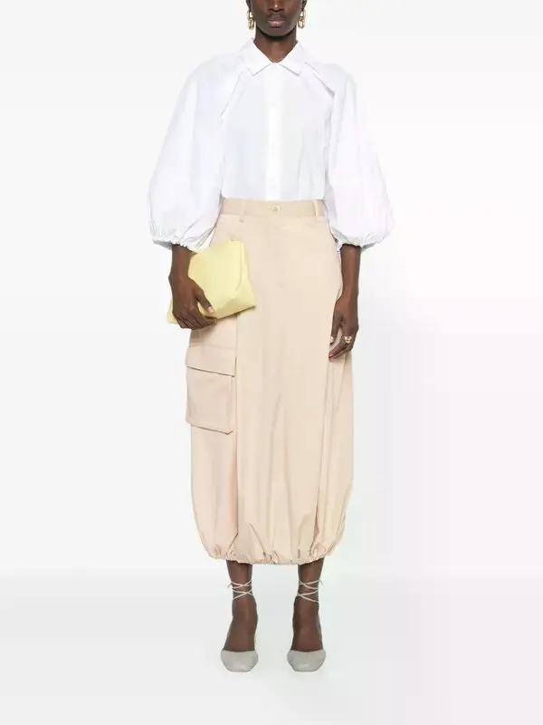 Fabiana Filippi Cargo Maxi Skirt - Neutrals