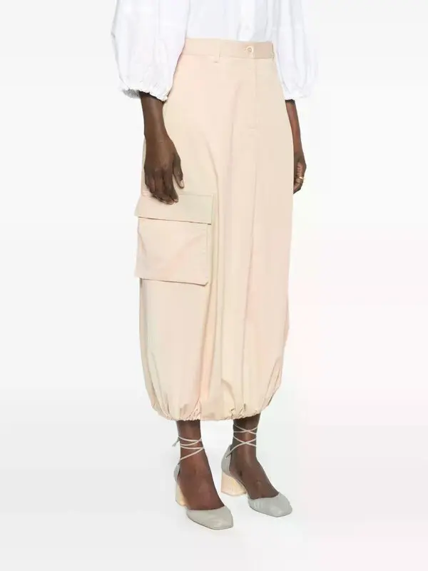 Fabiana Filippi Cargo Maxi Skirt - Neutrals