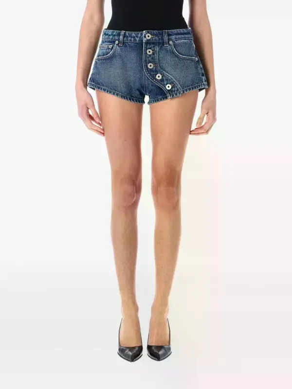 JEAN PAUL GAULTIER Button-detailed Mini Shorts