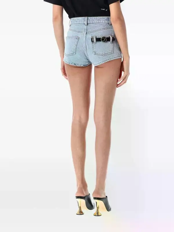 Coperni Crown Mini Denim Shorts