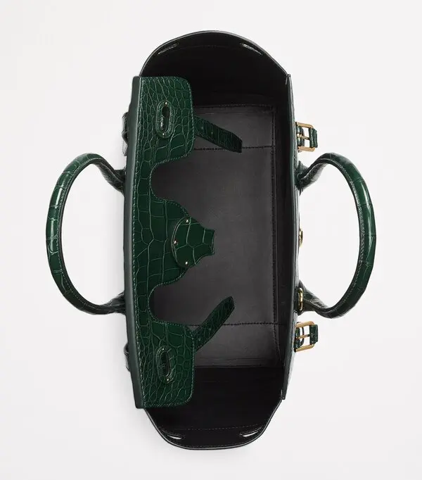 Ralph Lauren Alligator Leather Ricky 33 Top-handle Bag