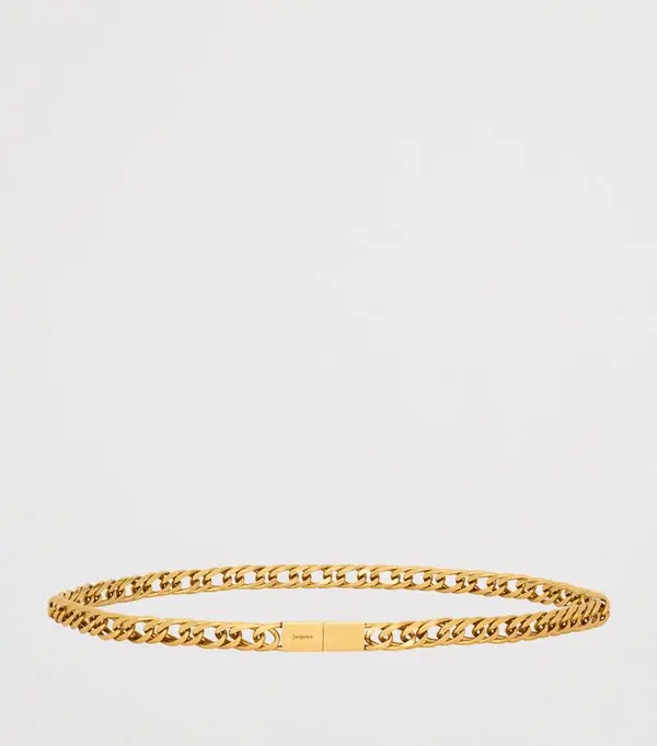 Saint Laurent Thin Chain Belt