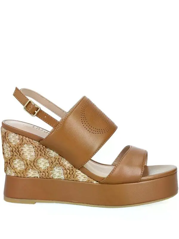 Liu Jo Braided Wedge Sandals
