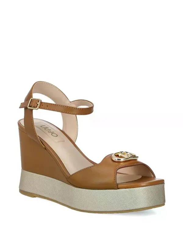 Liu Jo 100mm Wedge Platform Sandals