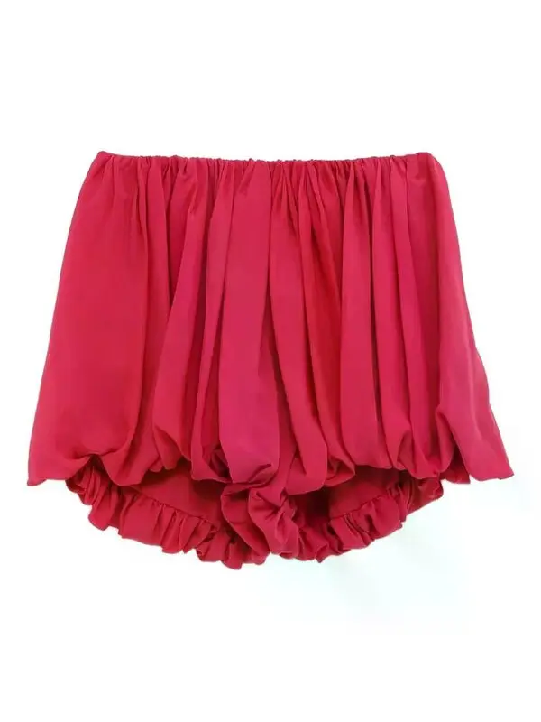 Chloé Silk Shorts - Red