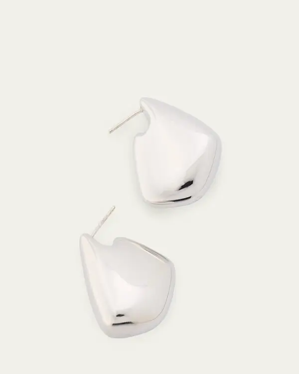 Bottega Veneta Fin Earrings - Silver