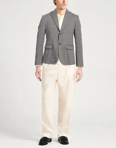DANIELE ALESSANDRINI Blazer Size Polyester, Viscose, Elastane