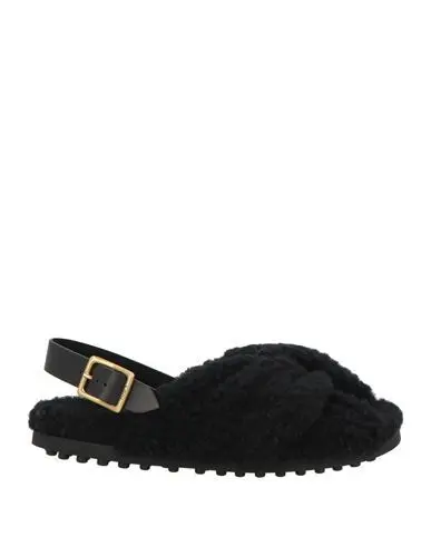 TOD'S Sandals In Shearling - Black