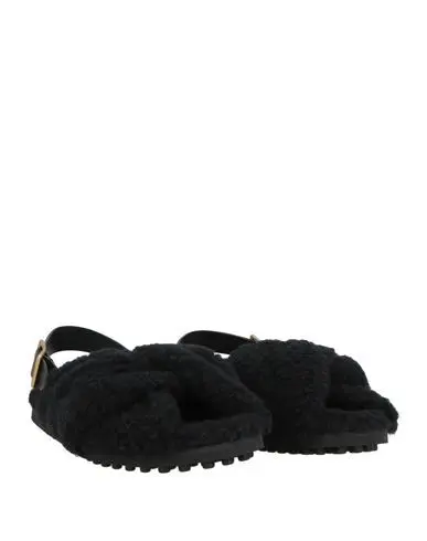 TOD'S Sandals In Shearling - Black