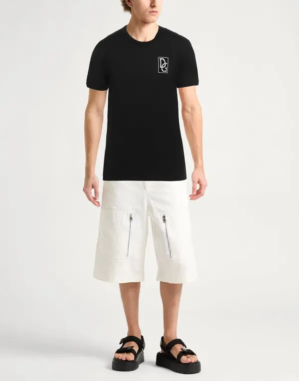 Dolce & Gabbana T-shirt Size Cotton, Viscose, Elastane