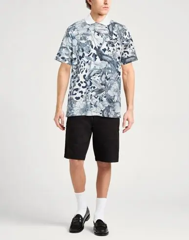 Just Cavalli Polo Shirt Size Cotton, Viscose, Polyamide, Elastane