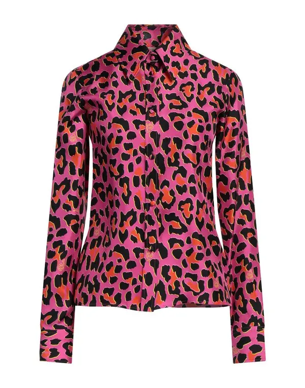 Emilio Pucci Shirt In Leopard-print Twill