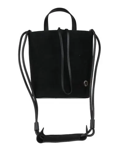 High Leather Bucket Bag