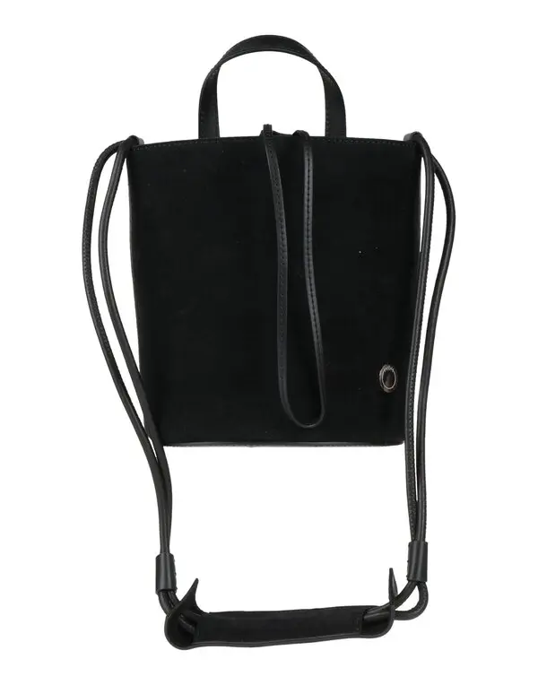 High Leather Bucket Bag