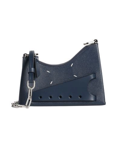 MAISON MARGIELA Leather Cross-body Bag - Navy