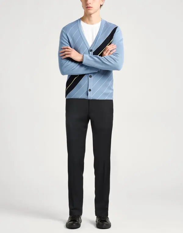 Canali Tailored Wool Pants - Grey