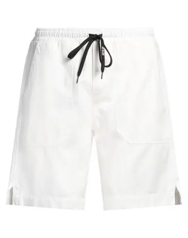 ICE PLAY Casual Cotton-linen Shorts - White