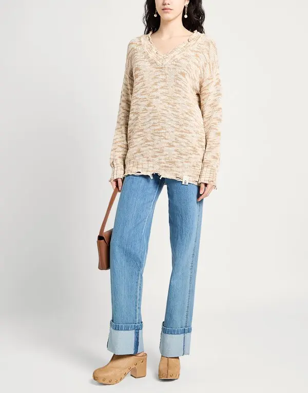 OTTOD'AME Knitted Cotton Sweater