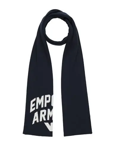 Emporio Armani Scarf Midnight Virgin Wool, Acrylic - Blue