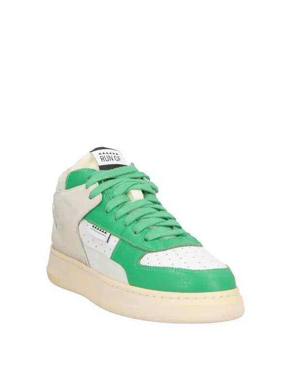 RUN OF High-top Sneakers - Green