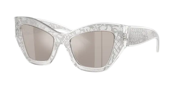 Dolce & Gabbana Sunglasses - Clear Mirror Real Platinum