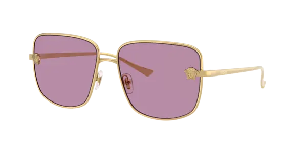 Versace Ve2282 Sunglasses - Dark Violet Mirror Silver Int