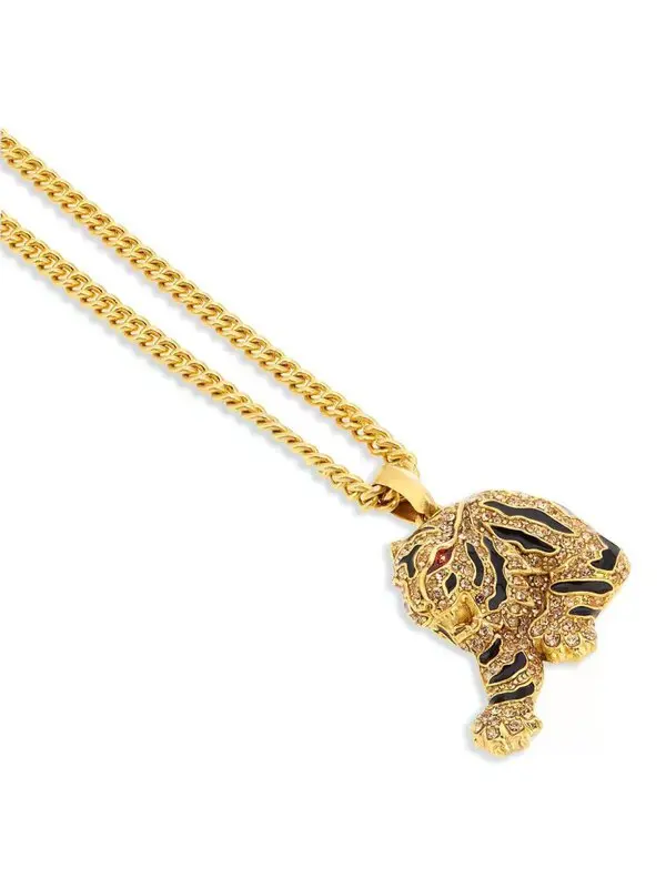 Roberto Cavalli Tiger Pendant Necklace
